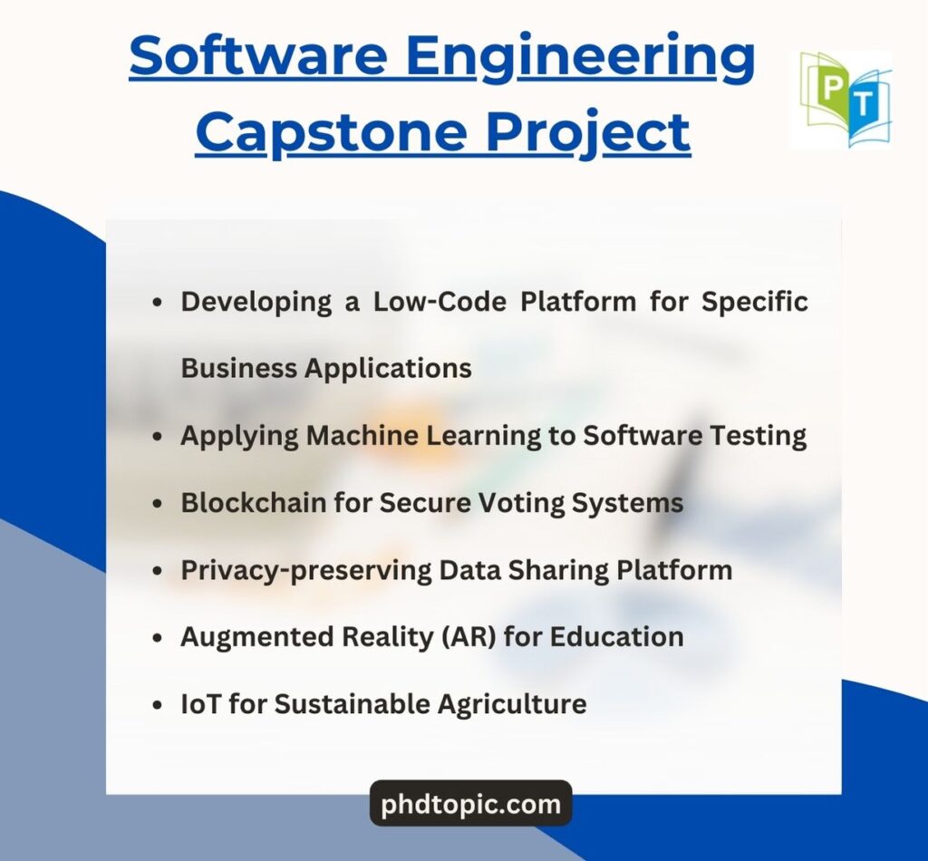 Software Engineering Capstone Ideas